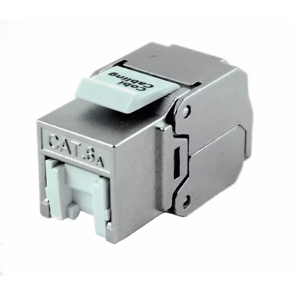 CobiCabling CAT. 6A STP RJ45 keystone, toolless | Copper wiring ...